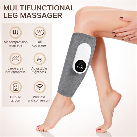 Foxnovo Leg Foot Massager Compression Device For Circulation And