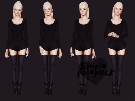 Simple Posepack Poselist Compatible 1700 Follower T Download X