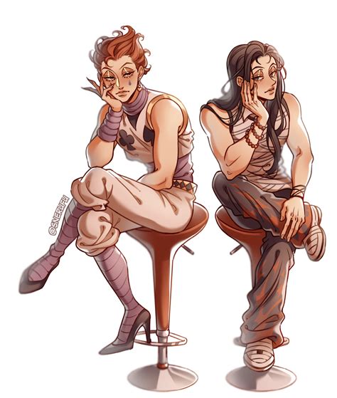 Hisoka Morow And Illumi Zoldyck Hunter X Hunter Drawn By Snerufu