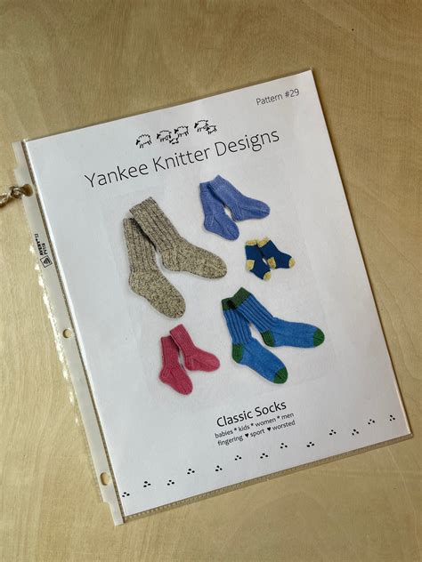 Yankee Knitter Designs Classic Socks The Net Loft