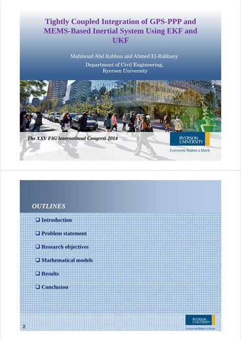 Pdf Tightly Coupled Integration Of Gps Ppp And Mems · Tightly Coupled Integration Of Gps Ppp