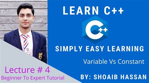 04 c language variable vs constant tech guidelines youtube
