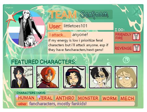 Artfight 2024 Info Card By Bungoustraypups On Deviantart