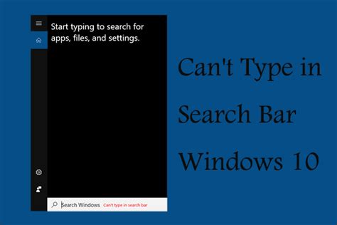 Quick Fixes To “cant Type In Windows Search” Pictures Included