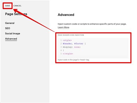 How Do I Remove Headers And Footers In Squarespace