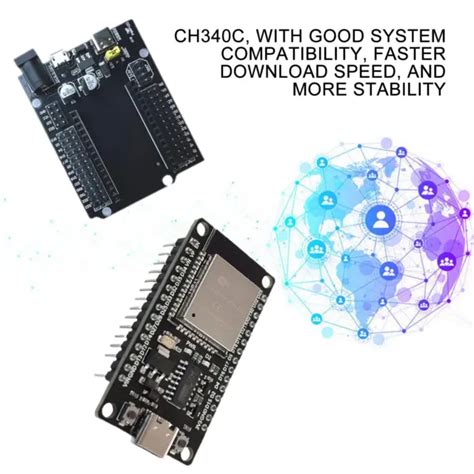 Esp32 Development Board Esp32 Devkitc 32 Esp Wroom 32 Expansion Board