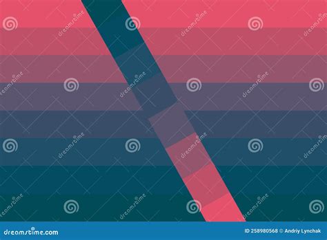 Colored Geometric Abstraction With Lines Blue And Pink Gradient Colored Background Stock