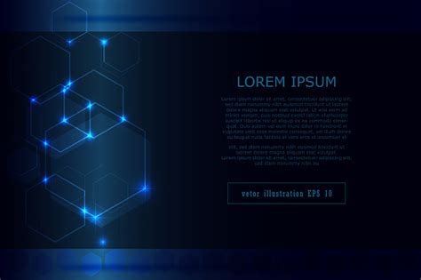 기술 및 미래 개념 벡터 그래픽으로 추상적인 육각 패턴 디자인 기술 혁신 배경 비즈니스에 대한 스톡 벡터 아트 및 기타 이미지 비즈니스 0명 개념 Istock