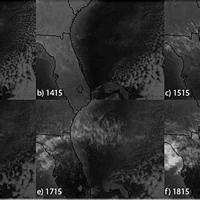 Infrared µm images from GOES over southeastern U S and Download Scientific Diagram