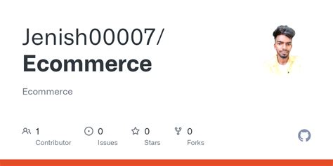 GitHub Jenish Ecommerce Ecommerce
