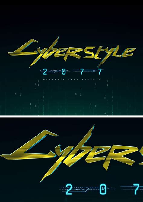 Cyberpunk 2077 Text Effect Free Design Resources