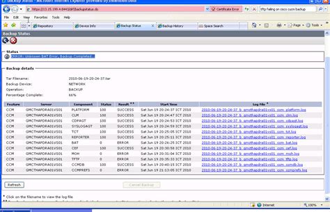 Cucm Backups Cisco Community