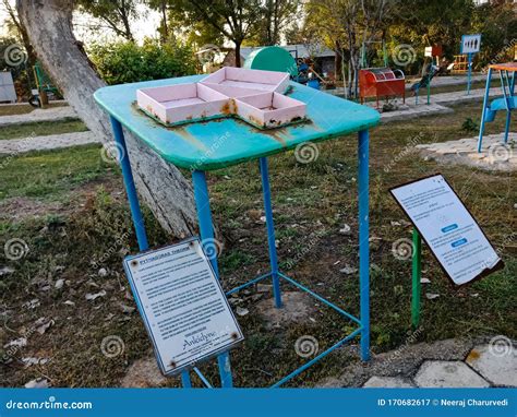 Pythagorean Theorem Geometric Concept Displaying At Science Park For