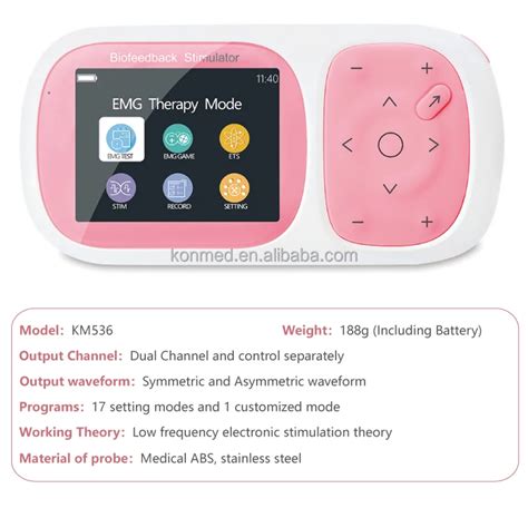 Km 536 Biofeedback Nerve And Muscle Stimulator 17 Setting Modes And 1