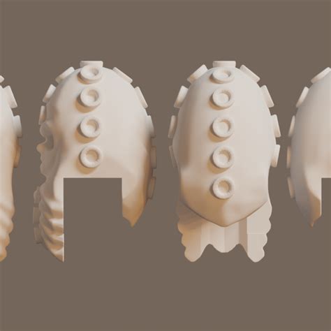 Stl File Brick Compatible Zygon Head Doctor Who Newclassic 🧱 ・model To