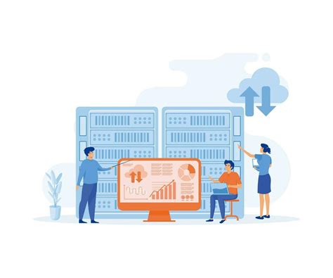 Business Technology Cloud Computing Service Concept Data Center