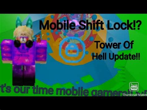 Mobile Shift Lock ToH Update Roblox YouTube