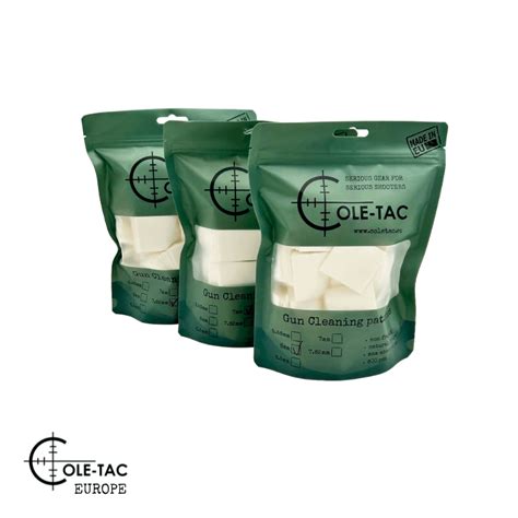 Gun Cleaning Patch 6mm Cole Tac Europe