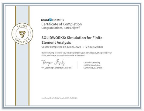 Fares Aljawfi On Linkedin Solidworks Finiteelementanalysis Fea