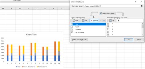 target chart in excel at evelyn lowman blog