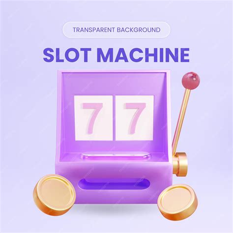 Premium Psd Slot Machine With Coins 3d Rendering Illustration