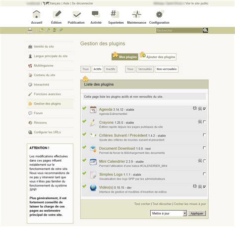 Mettre à Jour Vers Spip 31 Pour Les Nuls