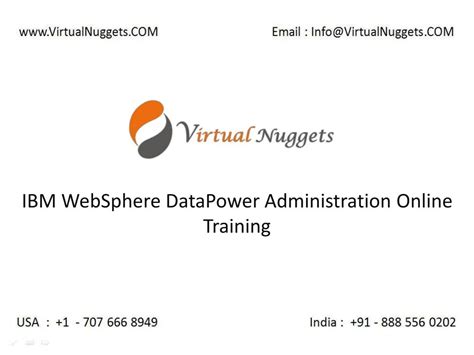 PPT IBM WebSphere DataPower Online Training Services At VirtualNuggets PowerPoint Presentation