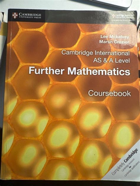 Further Mathematics Textbook Alevel Hobbies And Toys Books And Magazines Textbooks On Carousell
