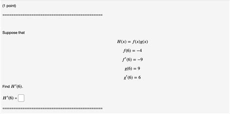 Solved 1 ﻿point Suppose