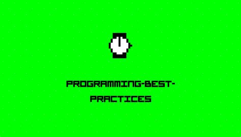 Programming Best Practices Stories Hackernoon