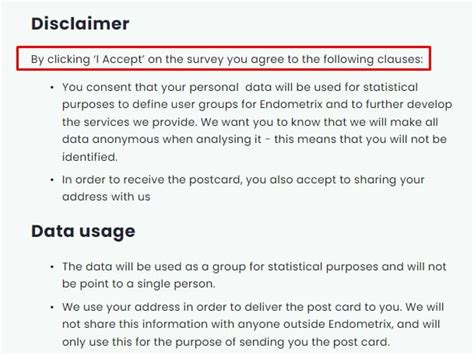 Disclaimers For Surveys Free Privacy Policy