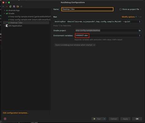 Managing Configurations For The Different Environments Eg Staging Prod In Kotlin Multiplatform