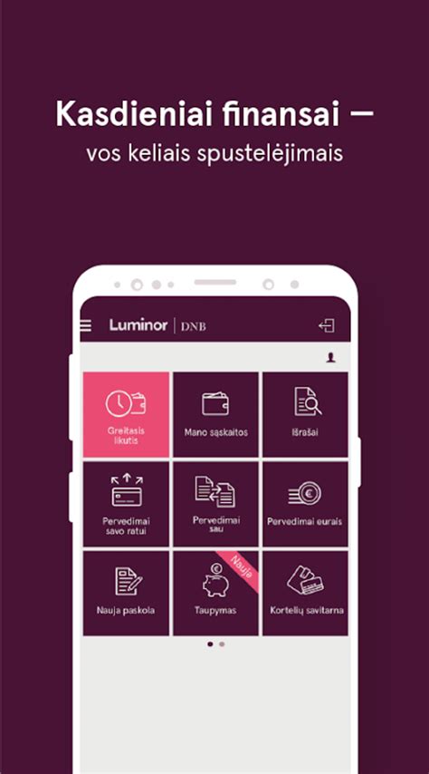 Luminor Lietuva Apk สำหรับ Android ดาวน์โหลด