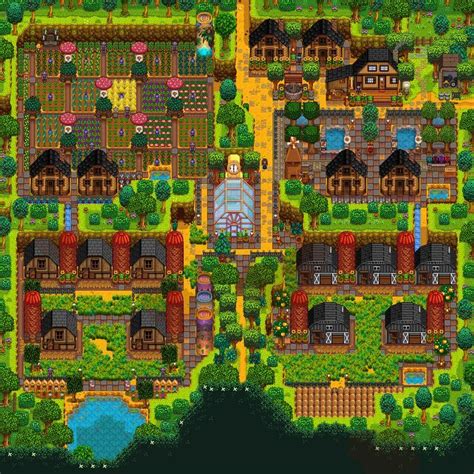 Stardew Valley Four Corners Farm Layout