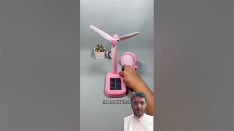 Mini Soler Fan N Light 🔦💡😱🙀😆😂 Wireless Goodthing Fan Lamp Soler Smartgadgets Gadgets