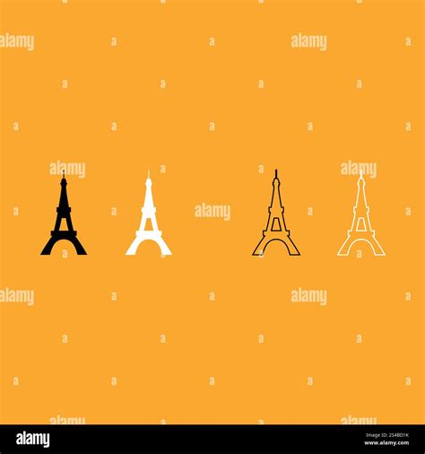 Eiffel Tower Icon Stock Vector Image And Art Alamy