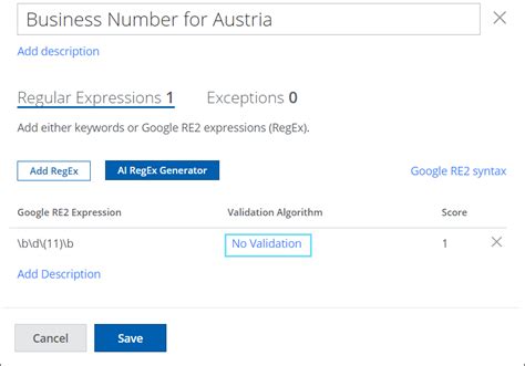 Create Custom Advanced Patterns Skyhigh Security