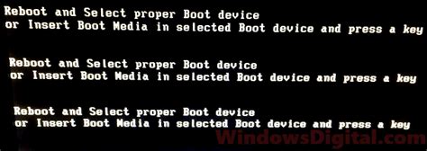 Reboot And Select Proper Boot Device On Windows 1011