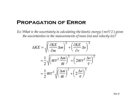 error analysis statistics