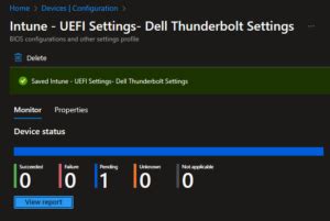 Configure Dell UEFI Settings Using Intune Configuration Profiles Mike S MDM Blog