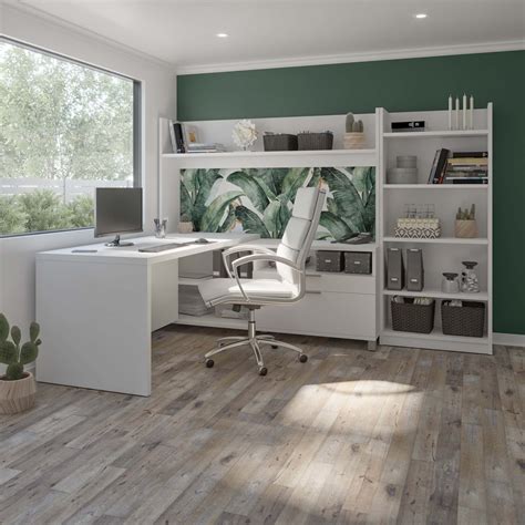 5 Innovative Home Office Ideas For Creatives Start With An L Shaped Desk Bestar