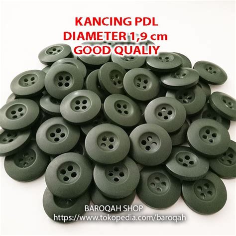 Jual Kancing Baju Seragam Kemeja Celana Pdl Pdh 19mm Eceran Lusinan