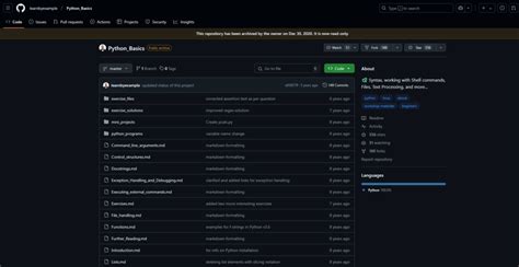 Github Repositories To Learn Python Top 17