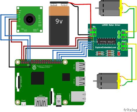light sensing robot circuit diagram circuit diagram