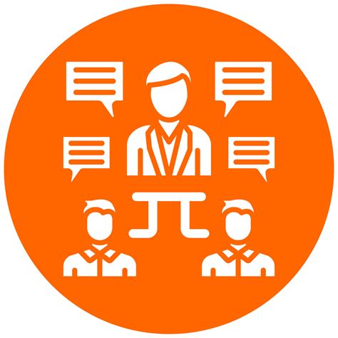 Vector Design Group Interview Vector Icon Style 22193373 Vector Art At Vecteezy