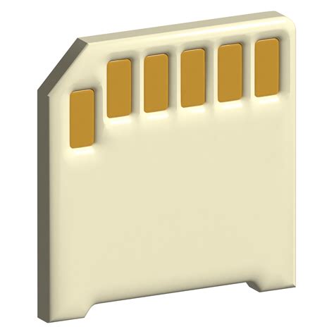 3d icon memory card 22877585 png