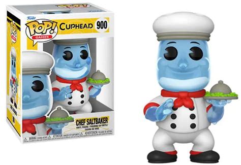Funko Cuphead Pop Games Chef Saltbaker Vinyl Figure 900 Regular Version