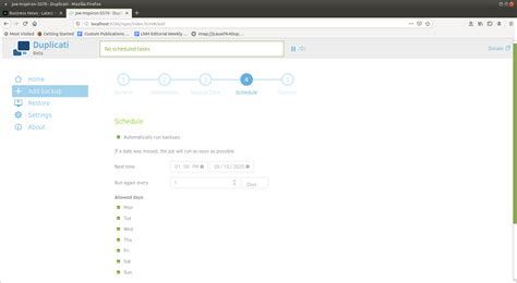 Configuring A Personal Backup Solution