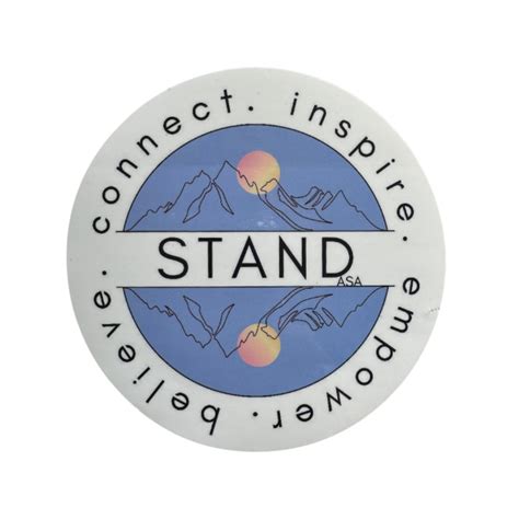 Stand Stickers 7 Pack Stand Against Sexual Assault