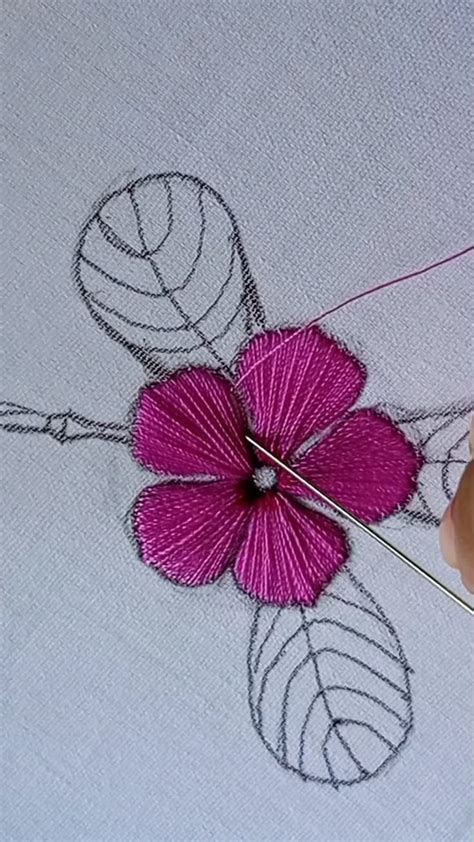 Flower Stitch Embroidery Lessons Diy Embroidery Designs Hand
